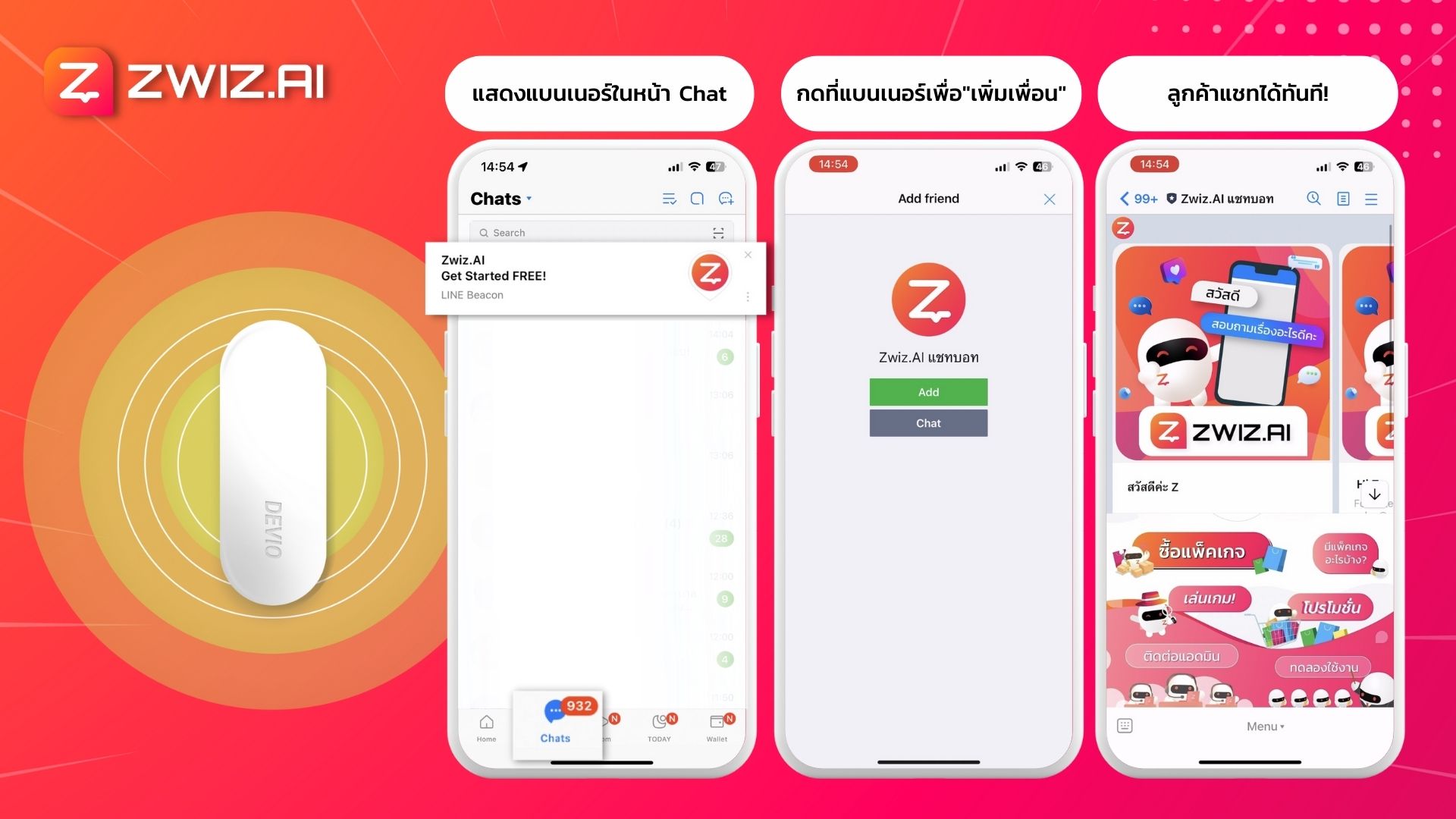 เพิ่ม LINE Beacon Banner เพื่อให้ลูกค้าเห็นร้านคุณก่อนใคร! – Blog By ZWIZ.AI